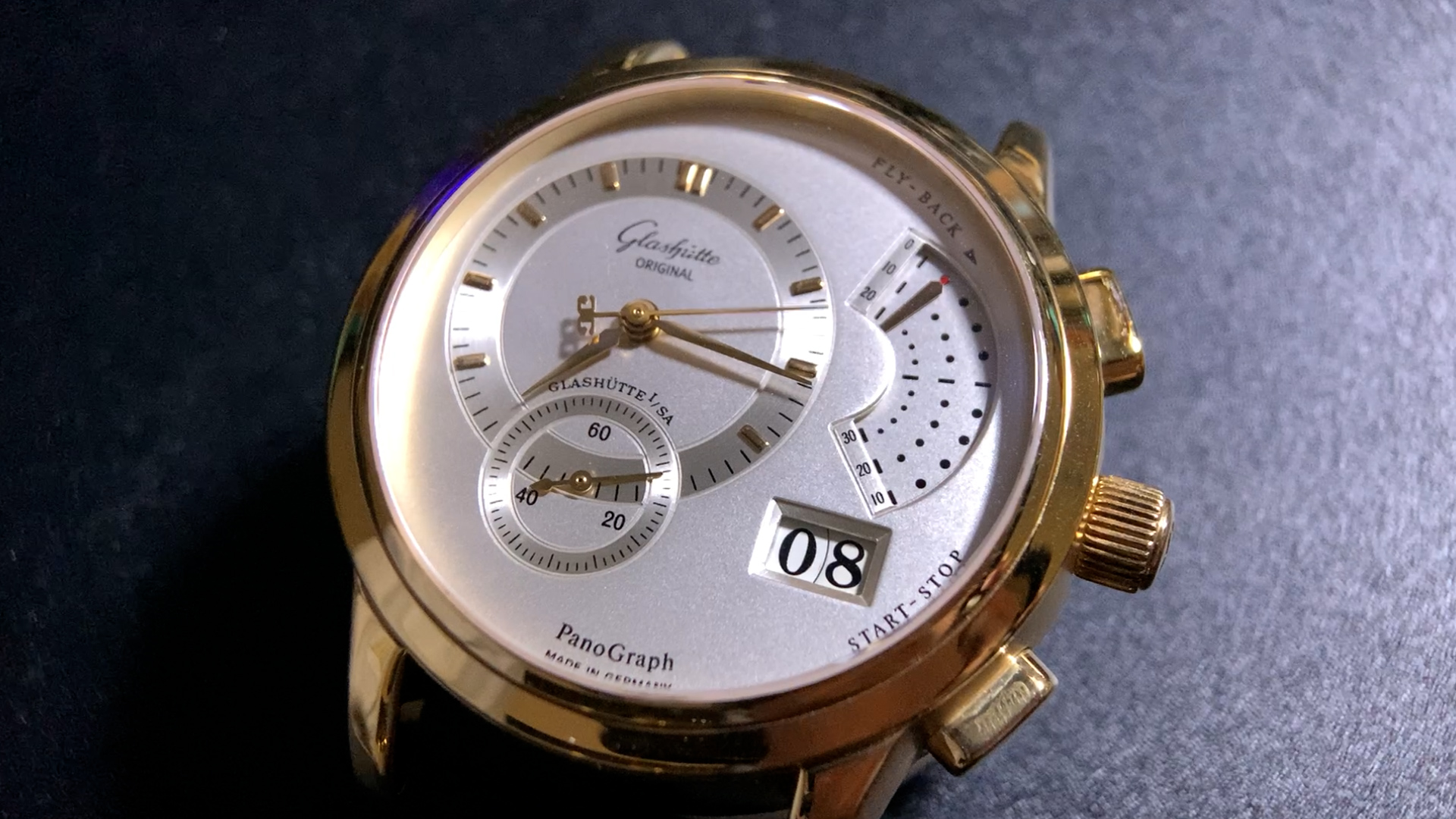 ｜保養案件｜Glashütte Original PanoGraph 格拉蘇蒂偏心計時錶 - 台灣鐘錶學院